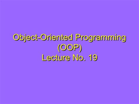 Operator Overloading Ppt