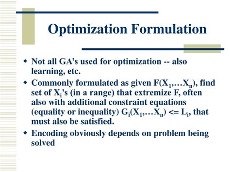 Ppt Introduction To Genetic Algorithms Powerpoint Presentation Free Download Id 1253298