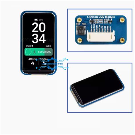 màn hình lcd tft 1 47 inch hd ips st7789 giao tiếp spi linh kiện smart