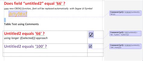 Using Wordexcel Comments To Preserve Template Formatting Amplus Forms