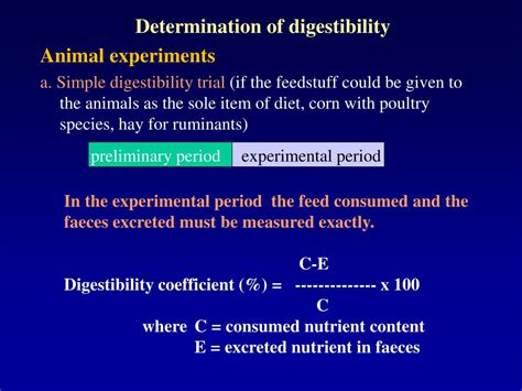 Ppt Digestibility Powerpoint Presentation Free Download Id5631435