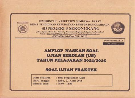 Sampul Soal Siplah