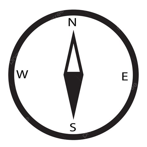 Simple Compass Vector
