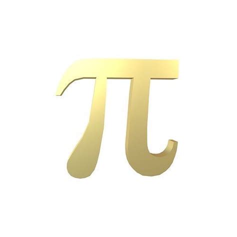 3d Model Pi Symbol V1 002 Vr Ar Low Poly Cgtrader