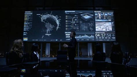 Tron Legacy Board Room Process Trontage Mission Control Screens