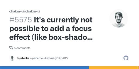 Its Currently Not Possible To Add A Focus Effect Like Box Shadow To A Link · Issue 5575