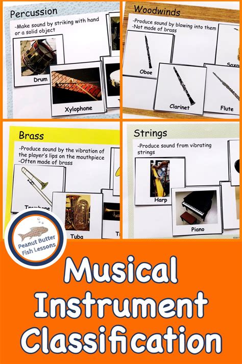 Musical Instrument Classification Peanut Butter Fish Lessons Musical Instrument Classification Peanut Butter Fish Lessons