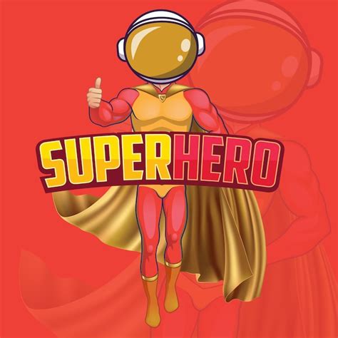 Super Héroe Vector Premium