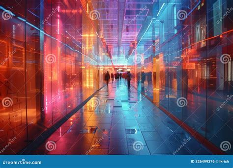 Dynamic Dimensions In A Creative Space Are Highlighted By An Art