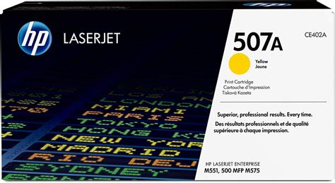 Hp 507a Ce402a Yellow Original Toner Cartridge Amazonca Electronics