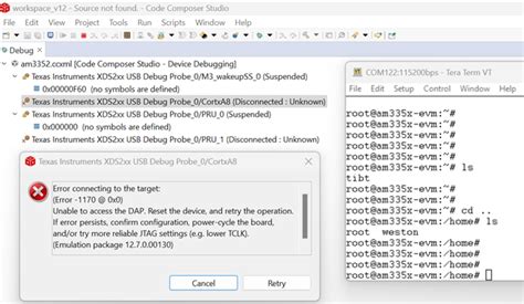 Am3358 Connect Jtag After Entering Linux Processors Forum Processors Ti E2e Support Forums