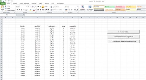 Autofiltro Y Orden Automático De Datos Usando Macros Vba Total