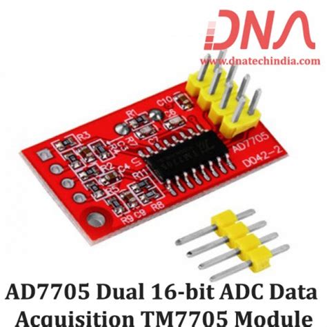 Purchase Online AD7705 Dual 16 Bit ADC Data Acquisition TM7705 Module In India At Low Cost From