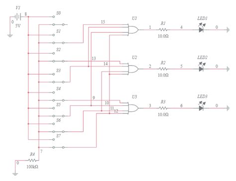 Octal To Binary Multisim Live