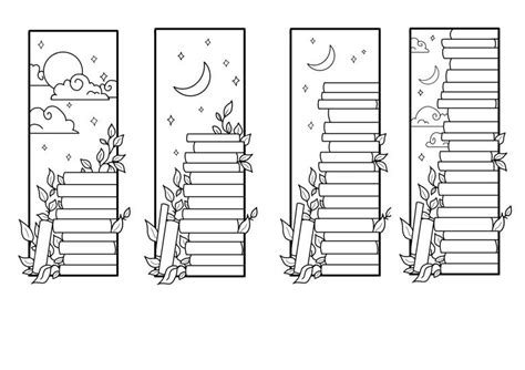 Printable Book Tracker Bookmarks 4 Designs