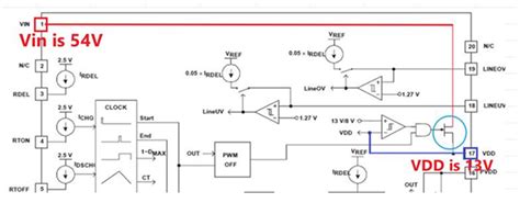 Ucc2897a The Vin And Vdd Short Power Management Forum Power Management Ti E2e Support Forums