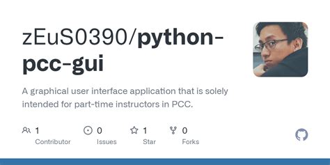 GitHub ZEuS Python Pcc Gui A Graphical User Interface Application That Is Solely Intended
