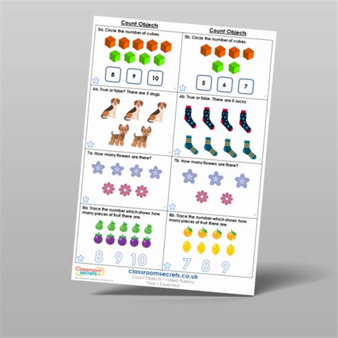 year 1 count objects varied fluency resource classroom secrets