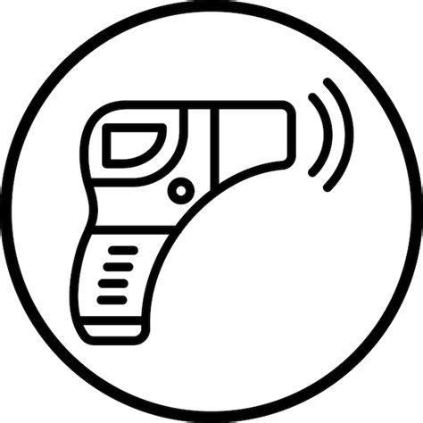 Premium Vector Vector Design Thermometer Gun Icon Style