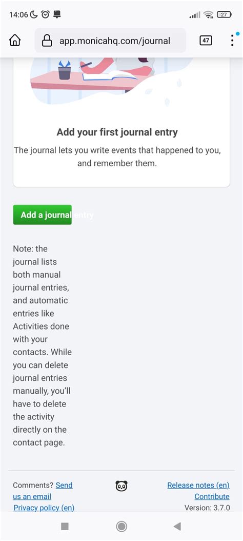 Journal Layout Issues And Missing Markdown On Mobile · Issue 6331 · Monicahqmonica · Github