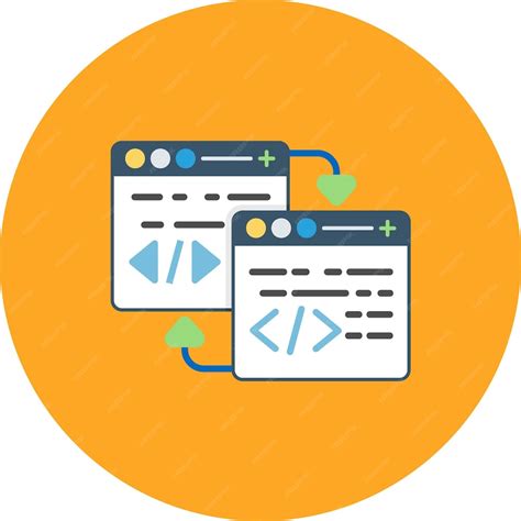 Premium Vector Code Refactoring Flat Illustration