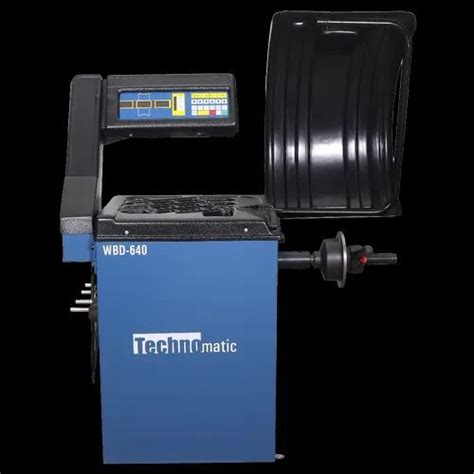Technomatic Wbd 640 Cars Digital Wheel Balancer 190 Rpm Balancing