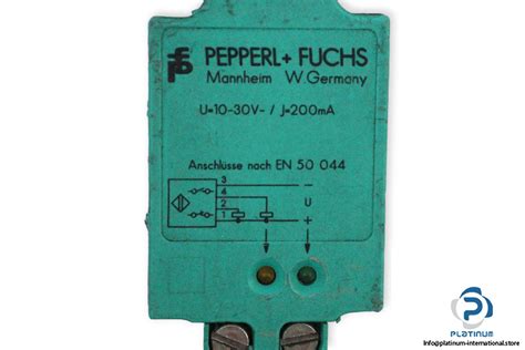 Pepperl Fuchs Nj40 U1 A Inductive Sensor Platinum International