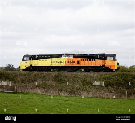 Colas Rail Class 70 Diesel Locomotive No 70806 Travelling Light Engine