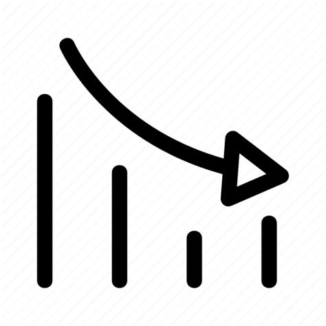 Decrease Down Fail Fall Optimize Graph Icon Download On Iconfinder