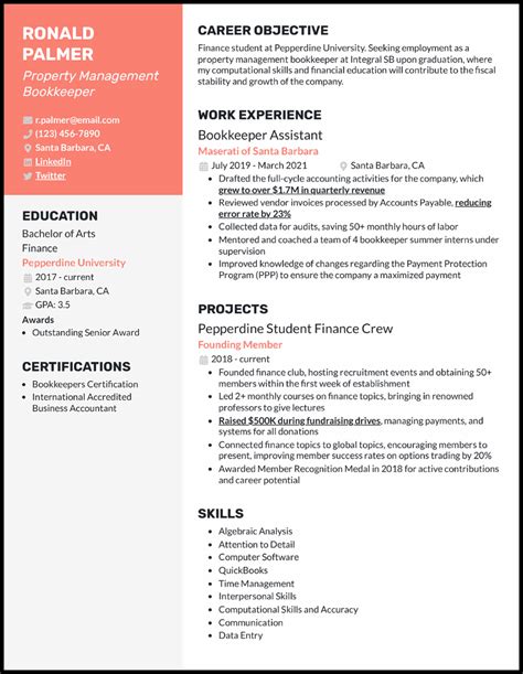 11 Bookkeeper Resume Examples [and Templates]