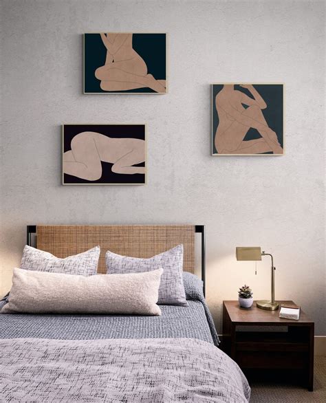 Minimalist Nude Body Line Drawings Set Of 3 Prints Minimalist Drawing