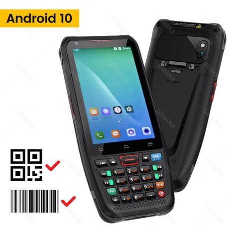 Rugged Handheld Pda Android 10 0 Terminal 1d 2d Scanner Barcode Reader 4g Wifi Gps Warehouse Pda