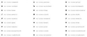 A Cheat Sheet For JQuery UI Icons Web Resources WebAppers