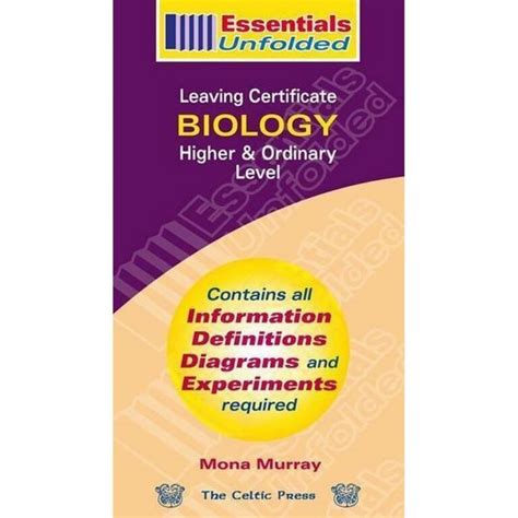 Essentials Unfolded Leaving Cert Biology Abc Books