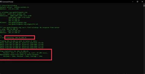 Networking Commands For Troubleshooting Windows Geeksforgeeks
