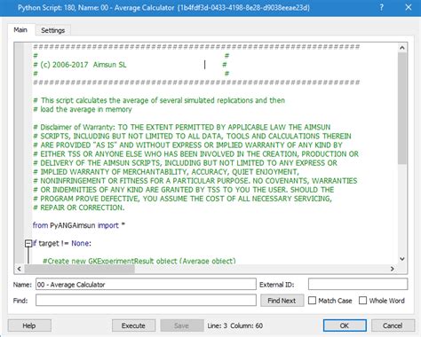 Editing And Running A Script Aimsun Next Users Manual