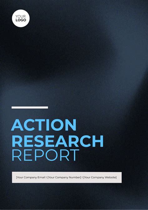 Free Action Research Report Template To Edit Online