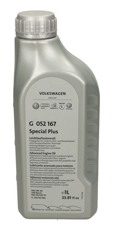G052167M2 VAG Special Plus Motorolie 5W-40, 1L, Synthetische olie AUTODOC