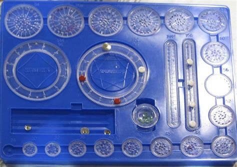 chart of spirograph wheels and rings spirograph math unschooling