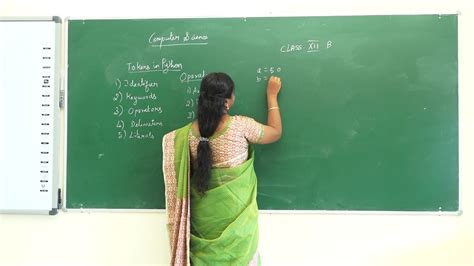 Xii Standard Computer Science Tokens In Python Youtube