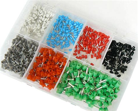Assorted Bootlace Ferrule Kit 05 6mm² French Colour Coding