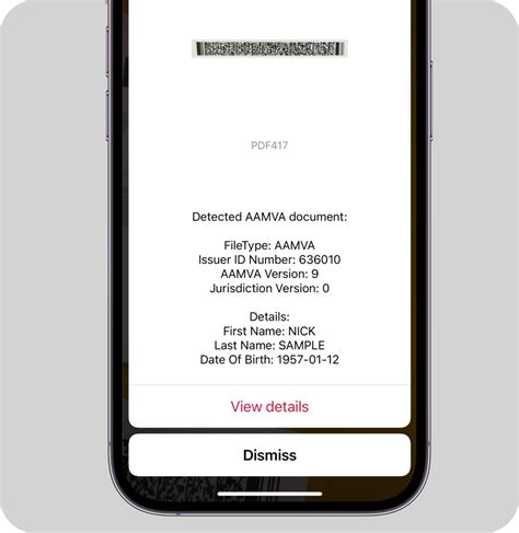 Aamva Barcode Scanner Scanbot Sdk
