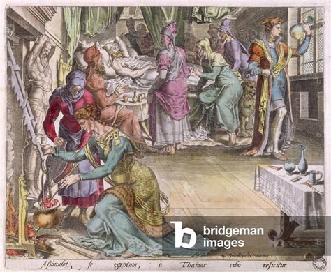 Image Of Curing An Invalid Study For Amnon Feigning Illness In Order