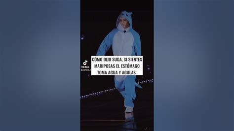 Army Si Sientes Mariposas En El EstÓmago Toma Agua Y Agolas Suga Bts