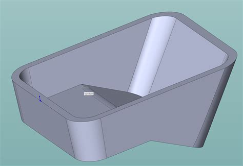 Modeling A Partial Fillet That Tapers To Zero For Tool Access Reasons Rsolidworks Modeling A Partial Fillet That Tapers To Zero For Tool Access Reasons Rsolidworks