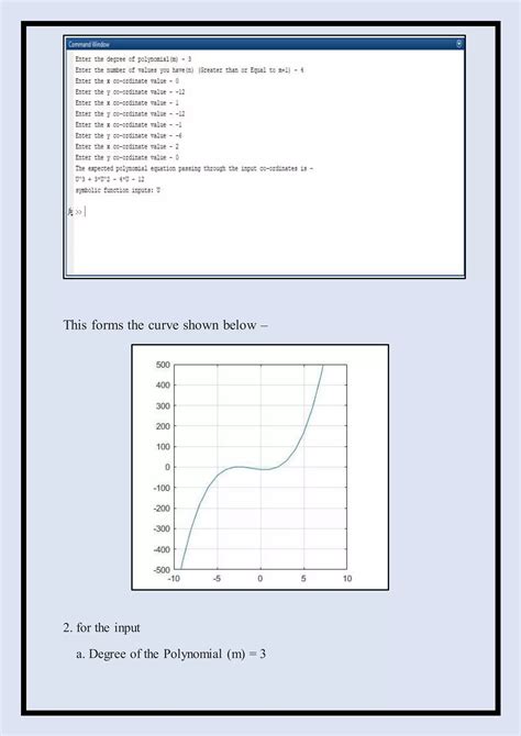 Curve Fitting Linear Algebra Docx