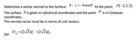 Solved Determine A Vector Normal To The Surface S Chegg