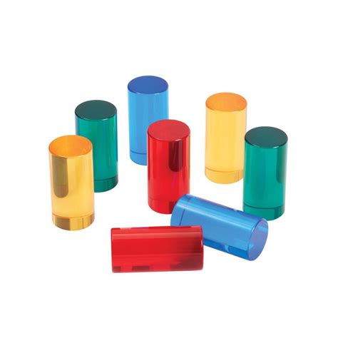 Light And Color Cylinder Set 8 Pieces Kaplan Early Learning