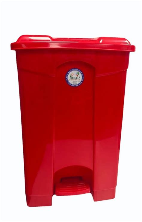 Prisha Red Bio Medical Dusbin 45 Ltr At Rs 750 In New Delhi Id
