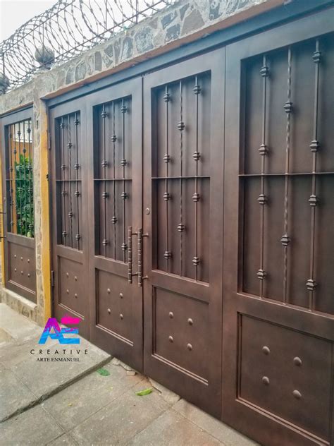 Portón Metálico Modelos De Portones Metalicos Puertas De Metal